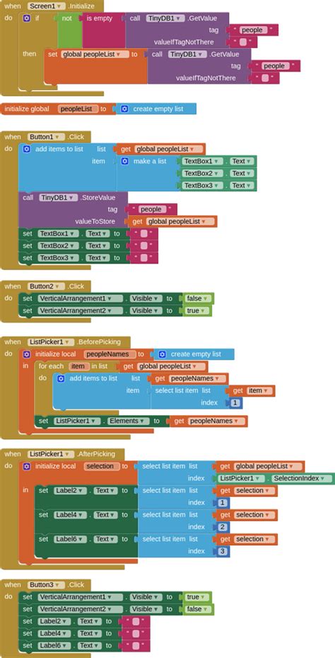 Image result for Storing a Web TXT File in TinyDB Using MIT App Inventor