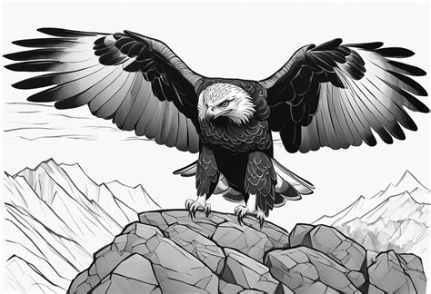 Image result for Native Hawk Drawing