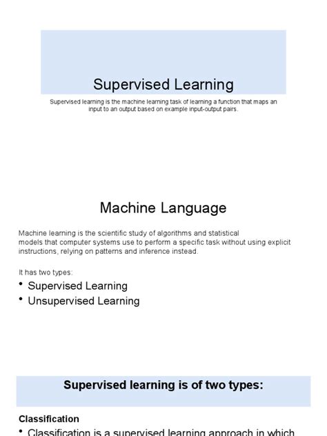 Image result for Structure of Supervised Learning