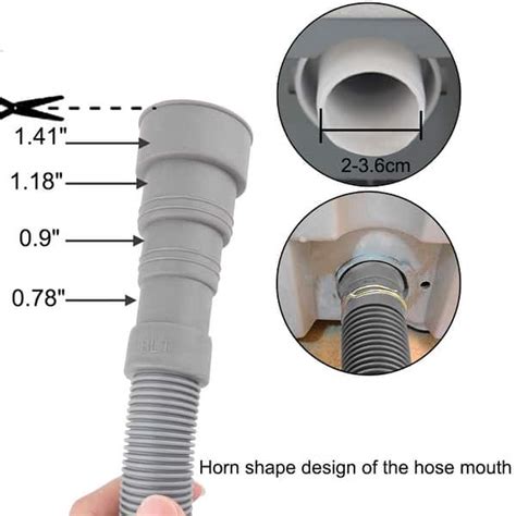 Image result for Washing Machine Waste Pipe Connector