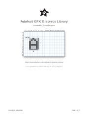 Image result for Adafruit GFX Library for Arduino