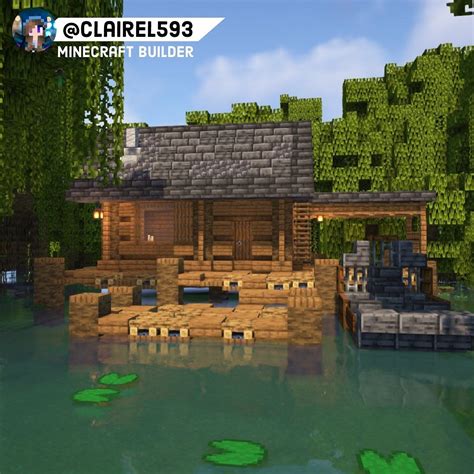 Image result for Minecraft Swamp House Design