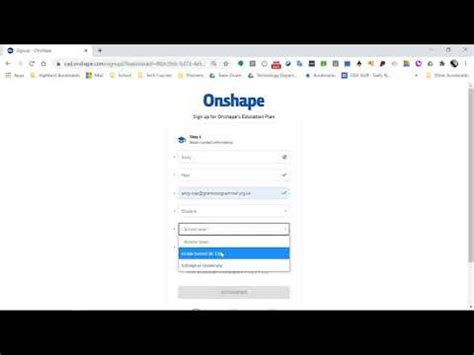 Image result for Onshape Sign Up