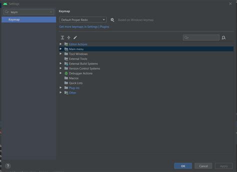Image result for Keymap Android Studio