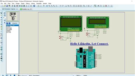 Image result for Proteus Arduino Serial LCD-Display