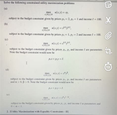 Image result for Utility Maximization Graph