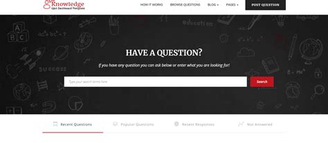 Image result for Question. Answer Theme Intro Website Design