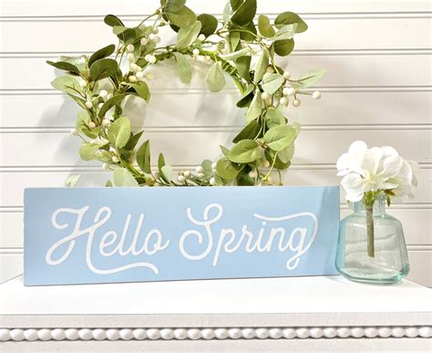 Image result for Hello Spring Square Sign