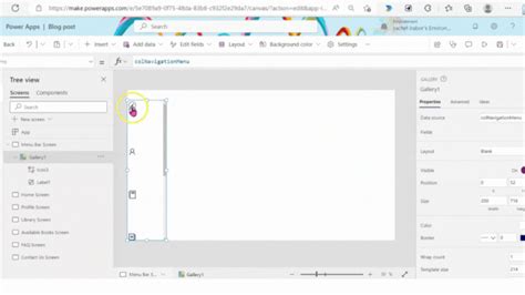 Image result for Navigation Bar Design Power Apps
