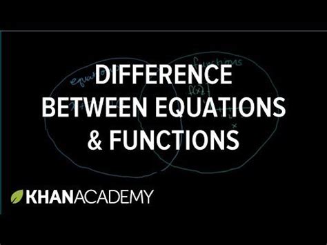 Image result for Function vs Equation