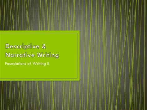 Image result for Narrative Descriptive Writing