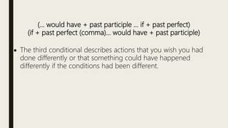 Image result for Arguments Using Past Conditional