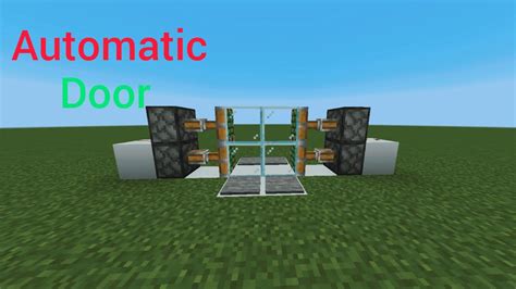 Image result for Minecraft Auto Door Tutorial