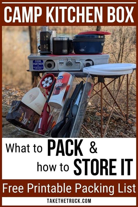 Image result for Building a Kitchen Camping Box