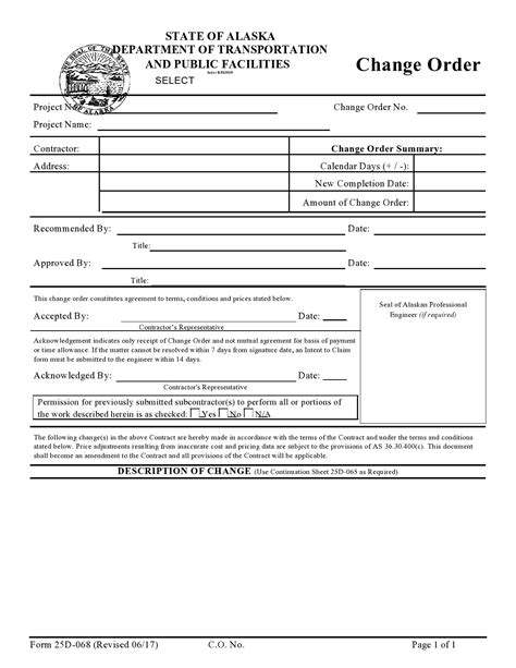 Image result for Document Change Order Process