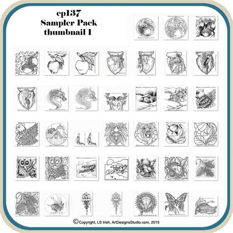 Sampler Pack – Art Designs Studio | Pyrography patterns, Pyrography ...