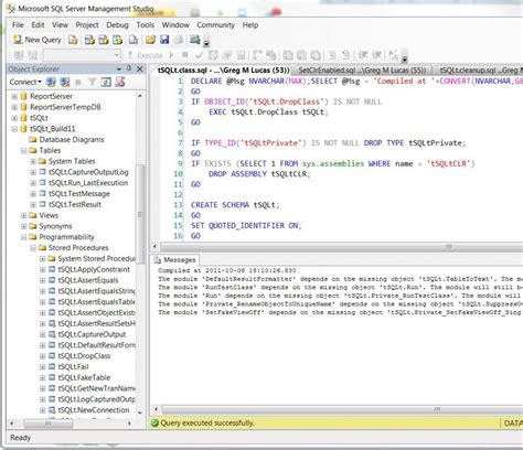 Image result for tSQLt Framework Tutorial