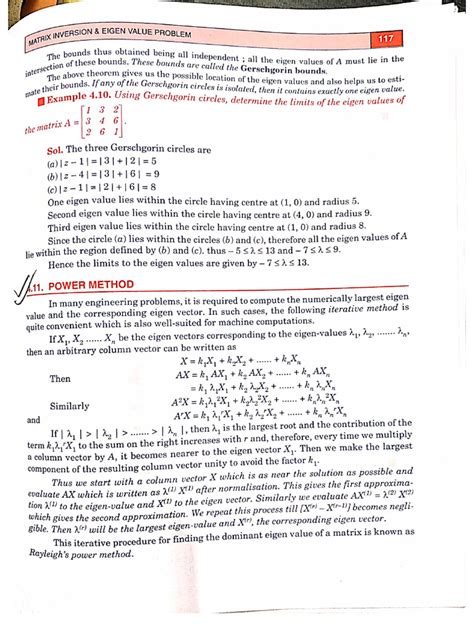Image result for 5 Largest Eigenvalue Using Power Method