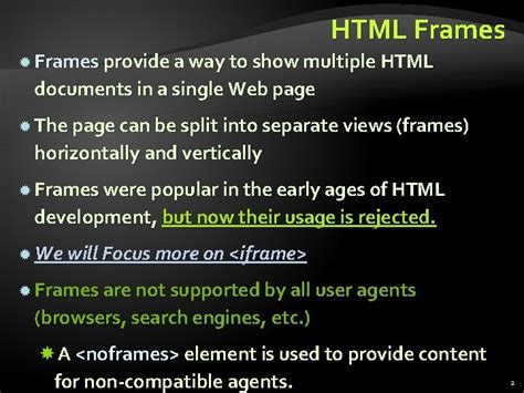 Image result for HTML Frames