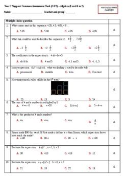 Image result for Algorithmic Thinking Test Year 7