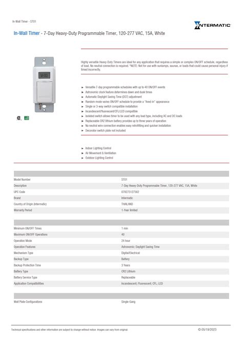 Image result for Intermatic ST01 Instructions
