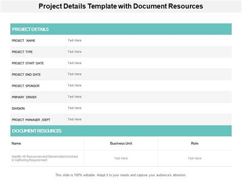 Image result for Project Details Example Format