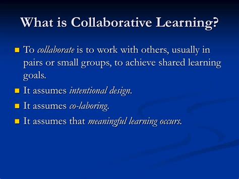 Image result for Collaborative Learning Definition