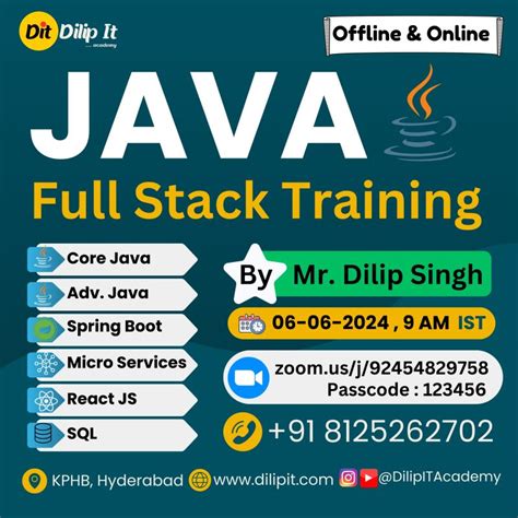 Image result for Dilip IT Academy Advanced Java
