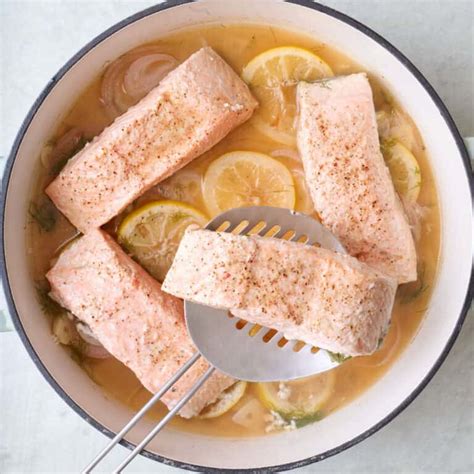 Easy Poached Salmon Ready in 20!