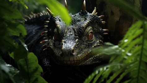 A Lizard with Sharp Teeth and Sharp Teeth Stock Illustration ...