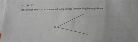 Image result for Bisect Line Segment Compass