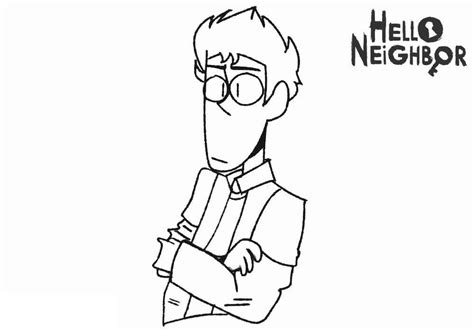 Image result for Hello Neighbor Coloring Book