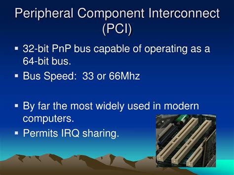 Image result for PCI Bus in Computer Architecture Image