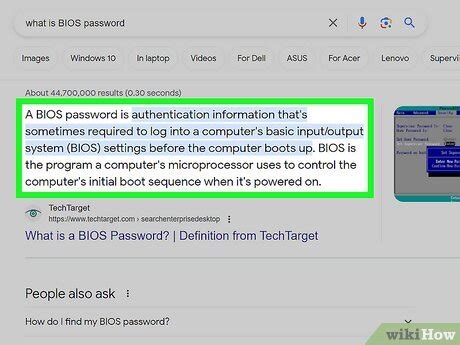Image result for Setup Password On Computer