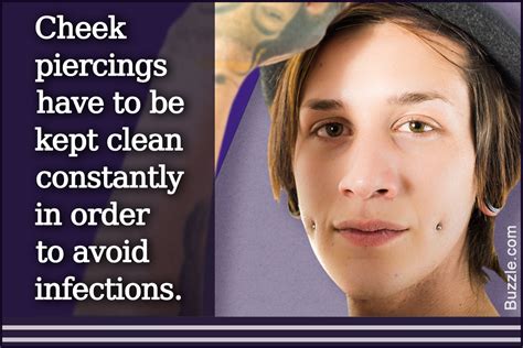 Image result for Cheek Piercing Risks