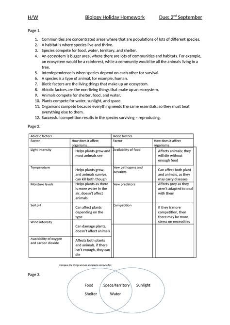 Image result for Biology Class Notes Question with Answer
