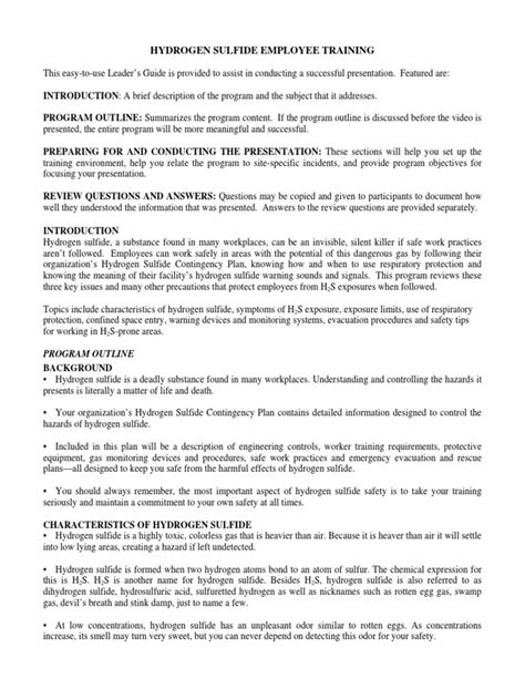 Image result for WorkSafeBC H2S Training