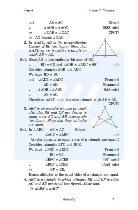Image result for Math Chapter 7 Triangle PSB 9th Class
