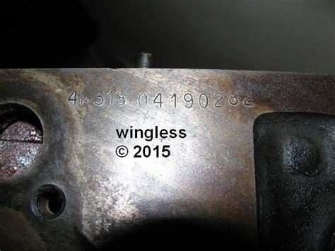 Image result for Engine Serial Number Location