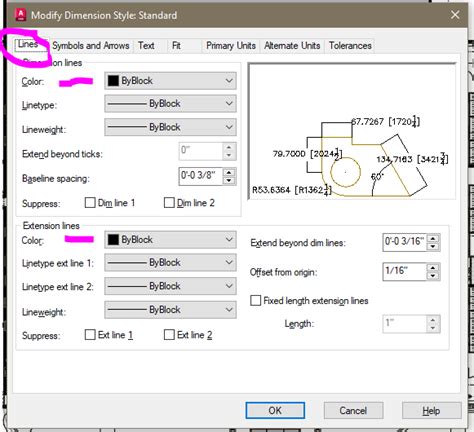 Image result for AutoCAD Dimension Color