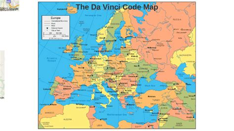 Image result for Da Vinci Code Map