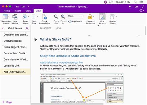 Image result for OneNote Table of Contents Page