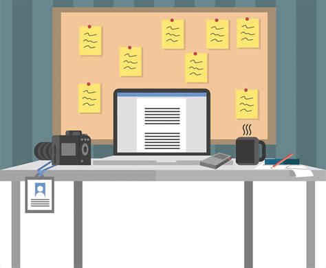 Image result for Computer Desk Vector