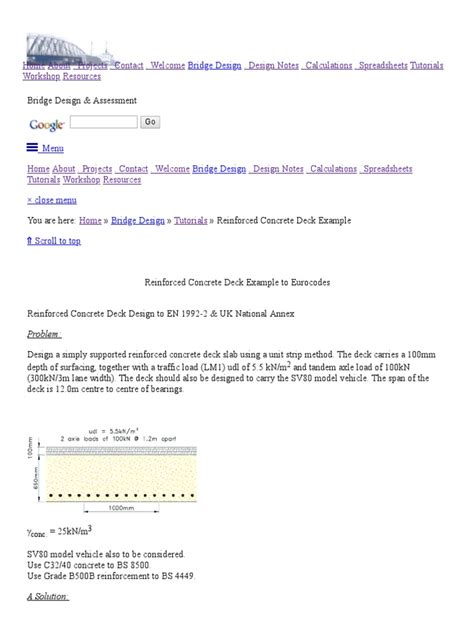 Image result for Bridge Deck Design Example PDF