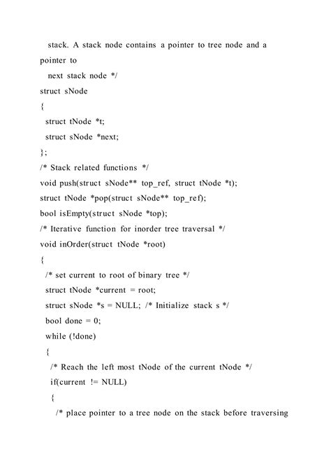 Image result for Traverse Code On a Binary Tree Write Ex