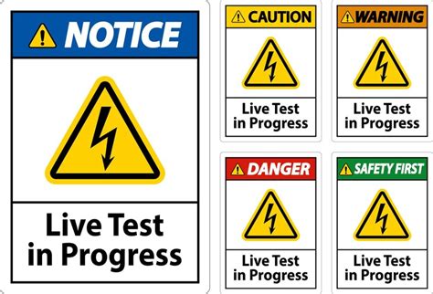 Image result for Live Test Sign