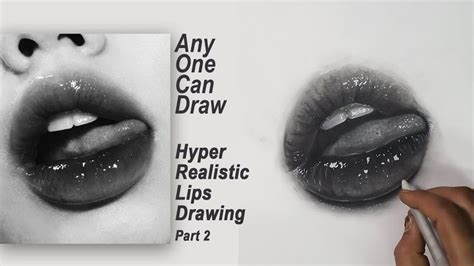Image result for Hyper Lip Drawing Tutorial