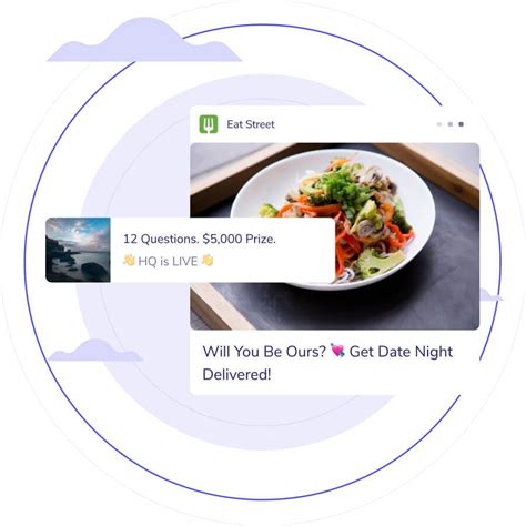 Image result for Push Message Mock Up' Example