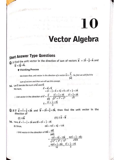 Image result for Vector Class 12 Revision Sheet