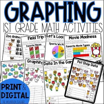 Image result for First Grade Math Graphing Worksheet